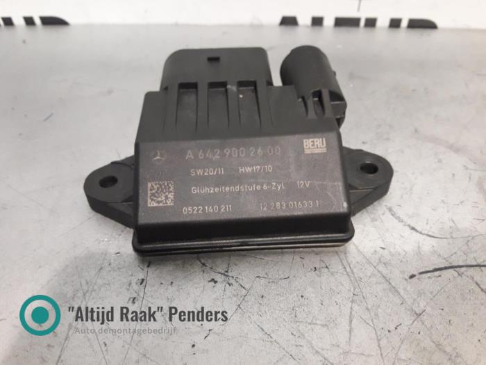 Glow plug relay Mercedes ML III 3.0 ML-350 BlueTEC V6 24V 4-Matic ...