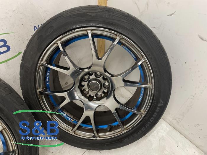 Sport rims set + tires - Alloy - Schaap & Bron | ProxyParts.com