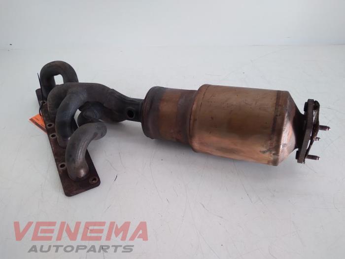 Exhaust manifold + catalyst BMW 1 serie 118i 16V - 18407525455 N46B20B