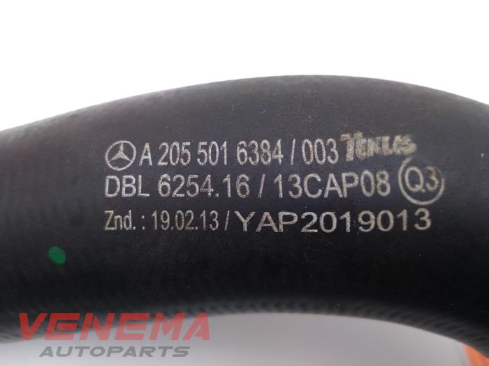Radiator hose Mercedes C C-200 2.0 CGI 16V - A2055016384