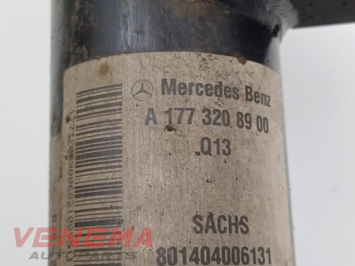 Front shock absorber rod, left Mercedes A 1.3 A-180 Turbo 16V ...
