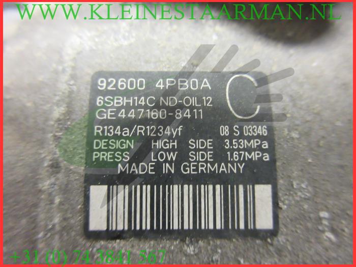 Klimapumpe Nissan Qashqai 1.6 DIG-T 163 16V - 926004PB0A MR16DDT NISSAN