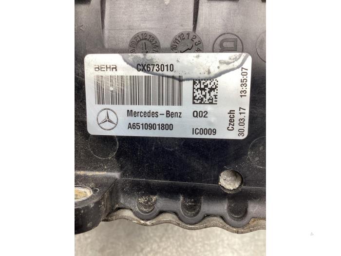 Intercooler Mercedes C C-200d 2.2 16V - 6510900014 651921