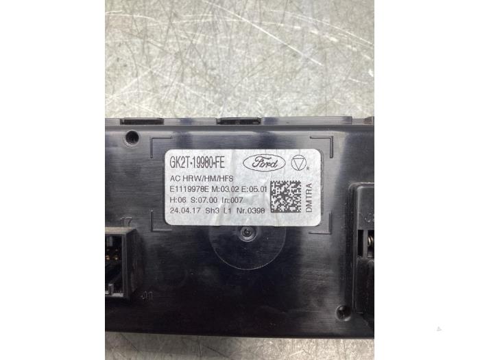 Heater control panel Ford Transit Custom 2.0 TDCi 16V Eco Blue 130 ...