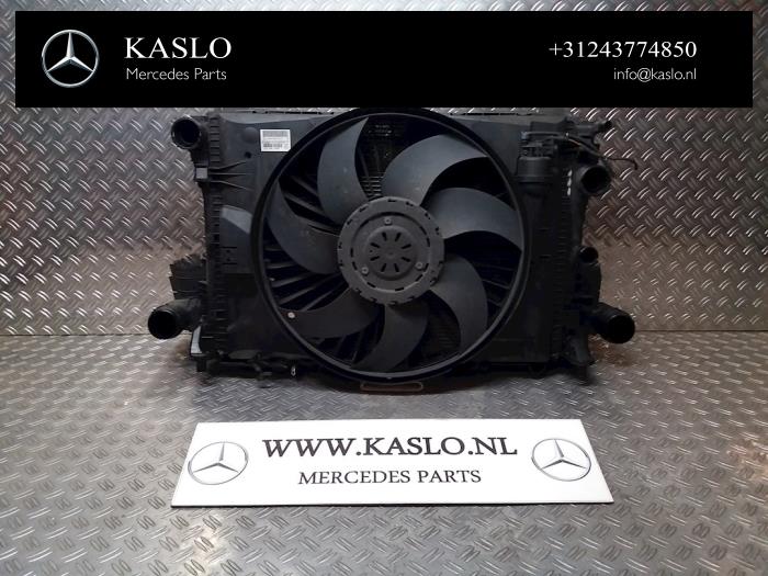 Air conditioning condenser Mercedes E E-300 BlueTec Hybrid V6 24V ...