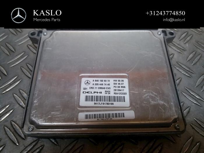 Ignition lock + computer Mercedes C Estate 2.2 C-200 CDI 16V ...