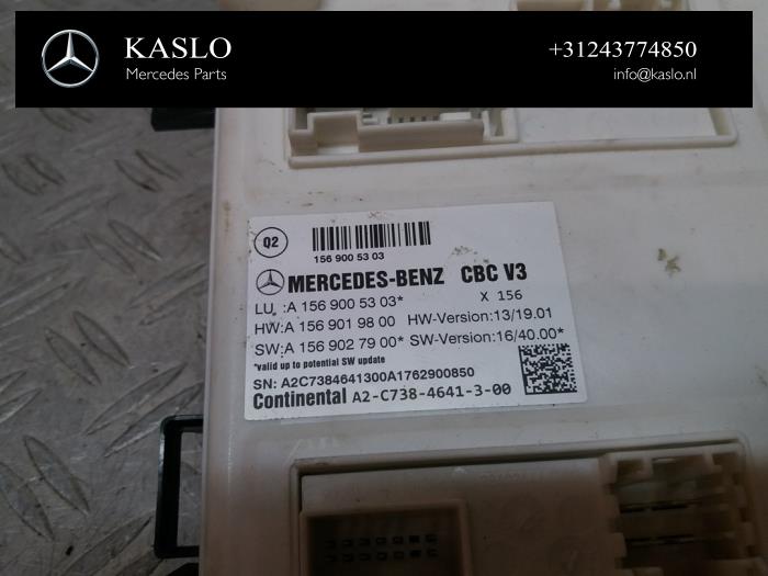 Body control computer Mercedes A 1.5 A-180 CDI, A-180d 16V ...