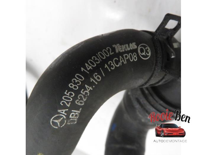Radiator hose Mercedes E E-200 2.0 Turbo 16V - A2535019382