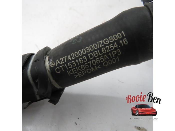 Radiator hose Mercedes E E-200 2.0 Turbo 16V - A2535019382