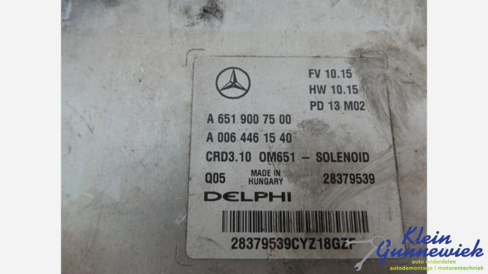 Injection computer Mercedes C-Klasse - A6519007500 651913