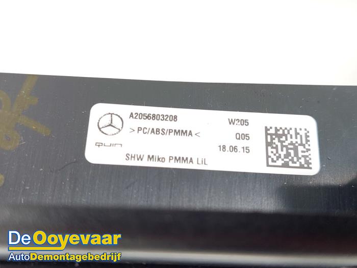 Middle console Mercedes C C-200 2.0 Turbo 16V 4-Matic - A2056803208