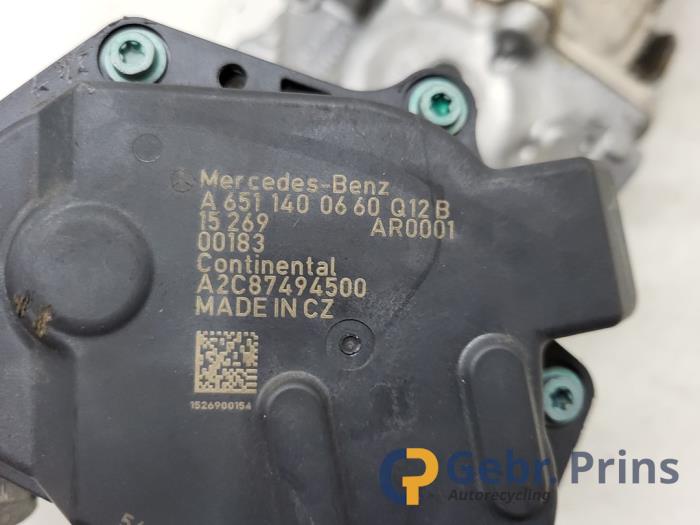 EGR cooler Mercedes Sprinter 3,5t 313 CDI 16V 4x4 - A6511402108 651955