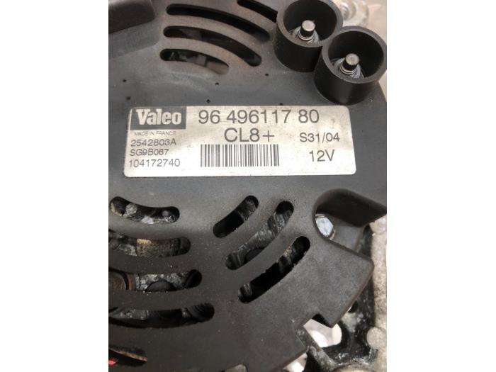 Dynamo Peugeot 307 1.6 16V - XXXXXXXXX NFU VALEO