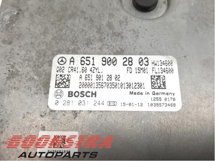 Engine management computer Mercedes Vito Tourer 2.2 114 CDI 16V ...