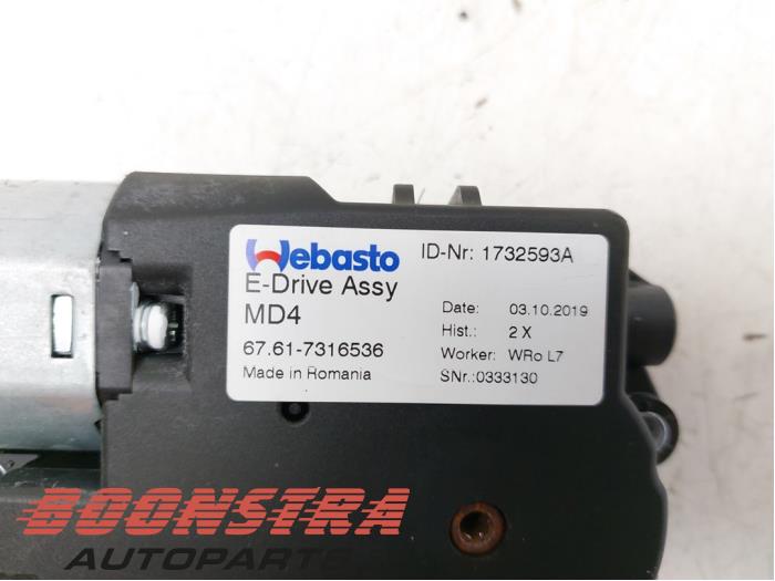 Sunroof motor BMW 4 serie Gran Coupe 420i 2.0 TwinPower Turbo 16V - 67617316535 WEBASTO