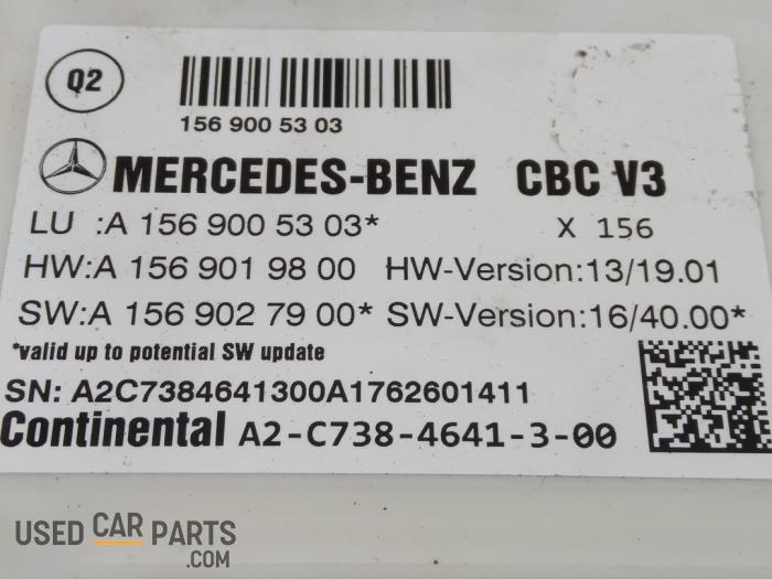 Body control computer Mercedes CLA Shooting Brake 2.2 CLA-220 CDI 16V ...