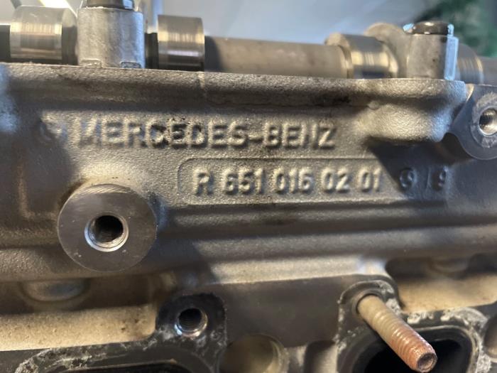 Cylinder head Mercedes GLK 2.2 220 CDI 16V BlueEfficiency - R6510160201 ...
