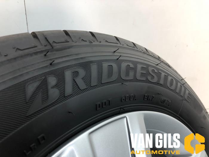 Sport rims set + tires Volkswagen Transporter T6 - 7E0601025AA Alloy BRIDGESTONE