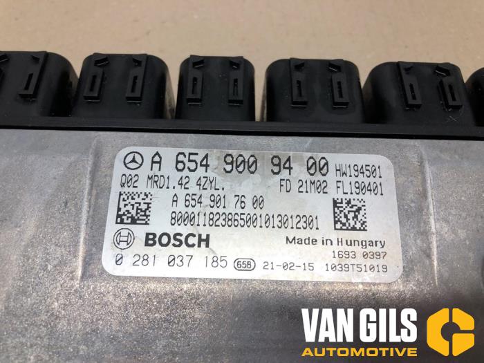 Engine management computer Mercedes Vito Tourer 2.0 116 CDI 16V ...