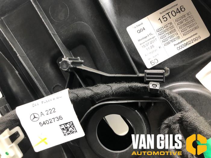 Rear door window mechanism 4-door, left Mercedes S 3.0 S-400d 4-Matic ...