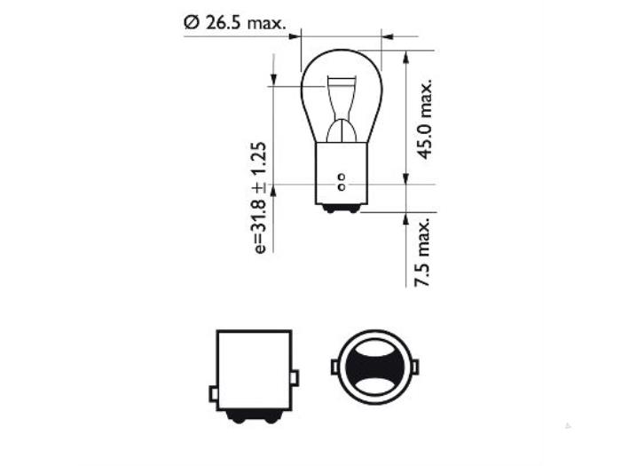 Bulb - 12499CP PHILIPS - Snuverink Autodemontage | ProxyParts.com