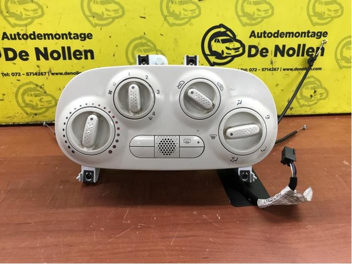 Heater control panel Fiat 500 1.3 MJTD 16V - 00517958700