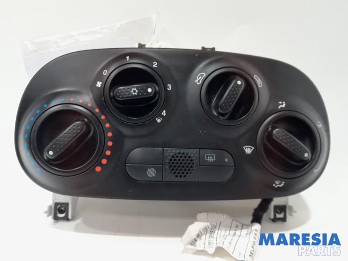 Heater control panel Fiat 500 1.2 69 - 00517958700 DELPHI