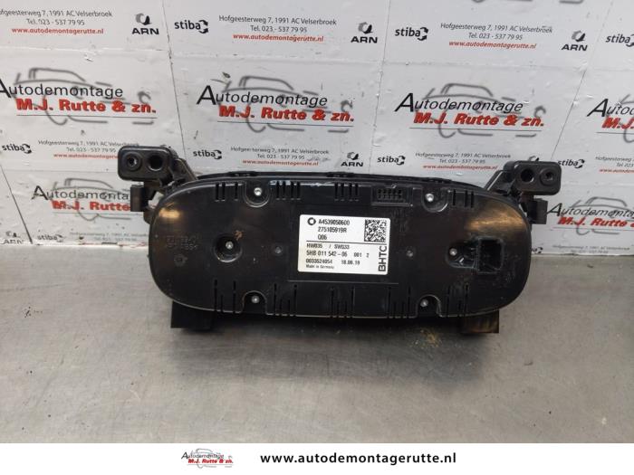 Heater control panel Smart Fortwo Cabrio Electric Drive - A4539050600 SMART