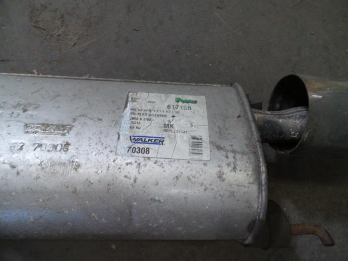 Exhaust rear silencer Opel Corsa B 1.5TD Swing,Joy,Sport,GLS - C15DT