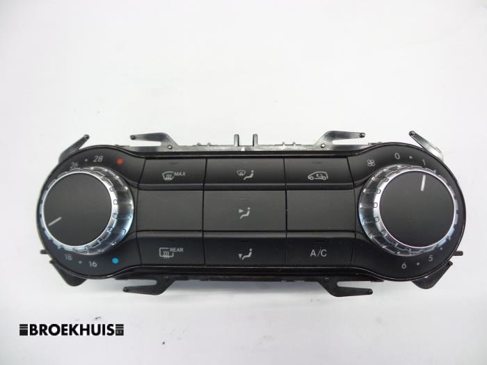 Heater control panel Mercedes B 1.6 B-180 BlueEFFICIENCY Turbo 16V ...