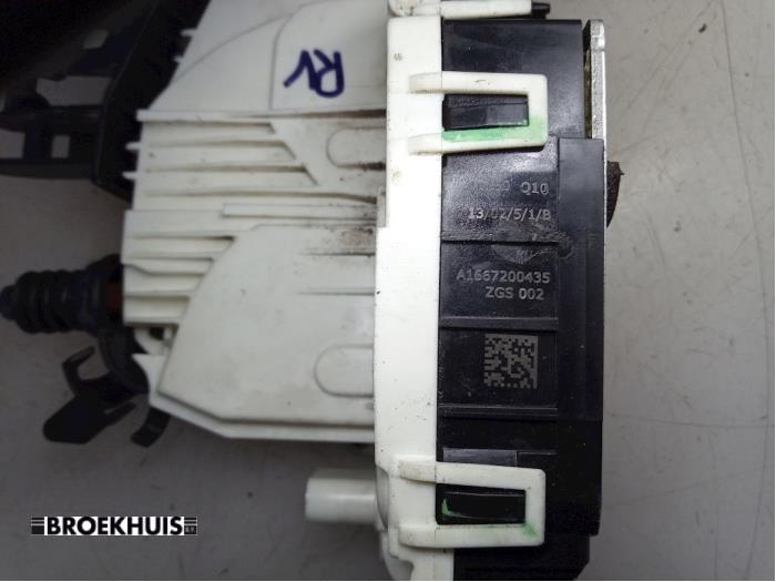Front door lock mechanism 4-door, right Mercedes A 1.8 A-200 CDI 16V ...