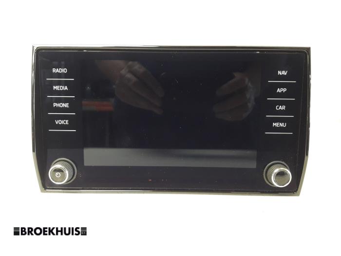 Skoda Karoq Displays unité de contrôle multi media stock