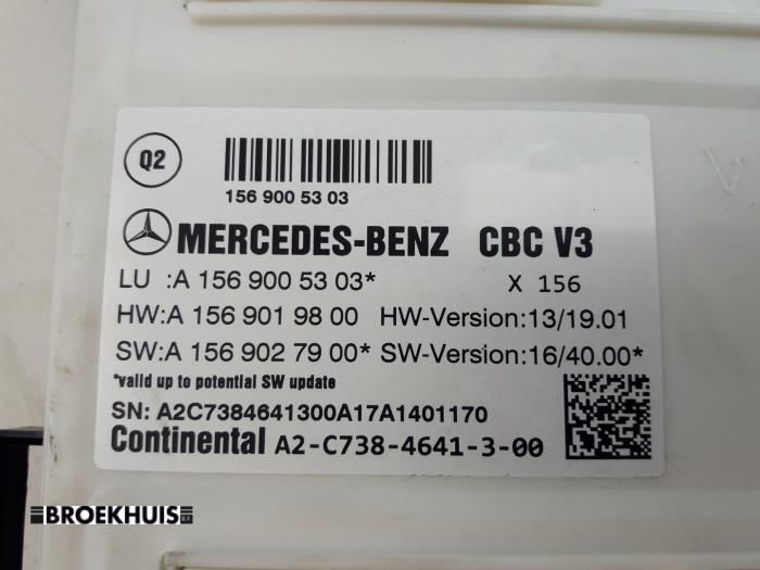 Ordinateur contrôle fonctionnel Mercedes CLA 1.6 CLA-180 16V ...