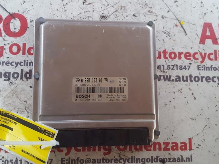 Engine management computer Mercedes C 2.2 C-200 CDI 16V - 0281010753