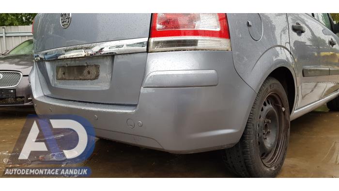 Used Opel Zafira (M75) 1.6 16V Rear bumper colour code Z163 ...
