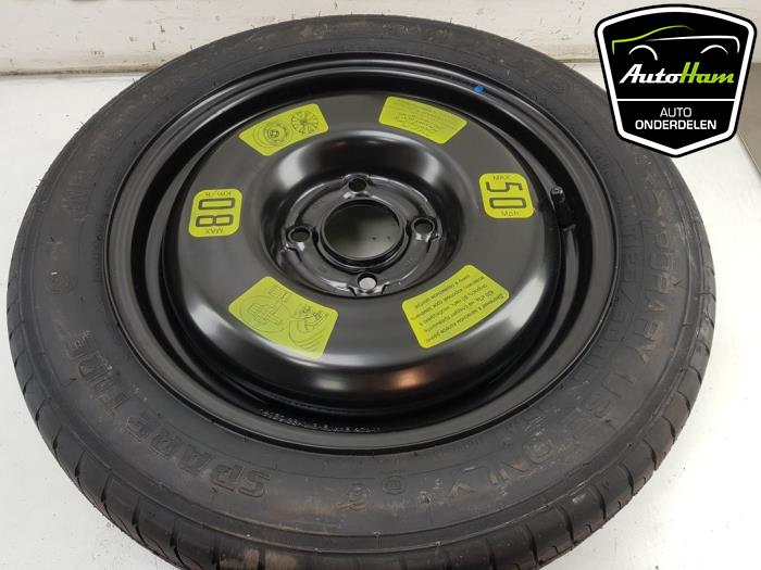 Kit de cric + Roue de secours Citroen C3 1.6 16V VTi 120 - Acier / Tôle PSA