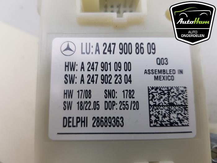 Computer lighting module Mercedes GLB 1.3 GLB-180 Turbo 16V - A2479008609