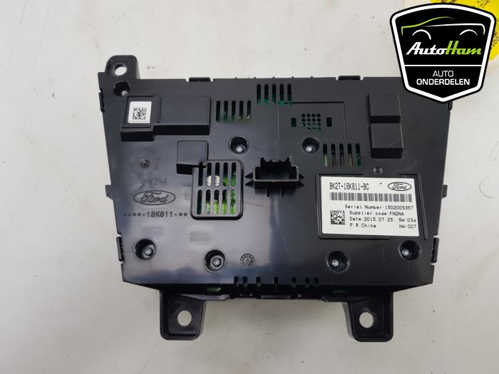 Radio control panel Ford Transit Connect 1.6 TDCi 16V 95 - BK2T18K811BE ...