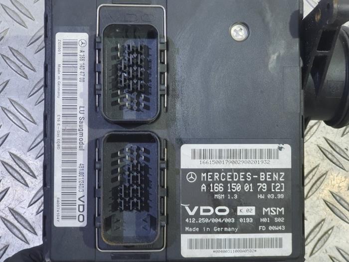 Engine management computer Mercedes A 1.4 A-140 - A16615001792 166940 VDO