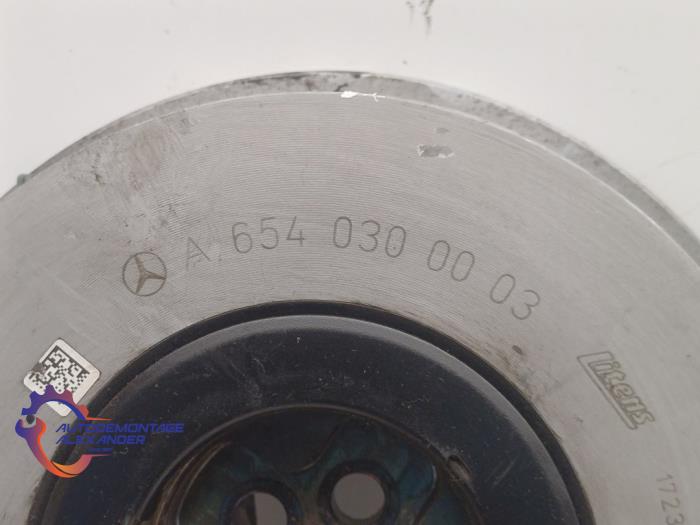 Crankshaft pulley Mercedes E E-220d 2.0 Turbo 16V - A6540300003 654920