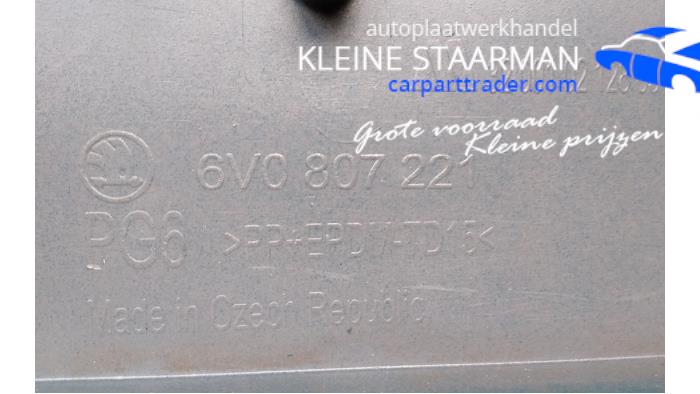 Front bumper Skoda Fabia III - 6V0807221