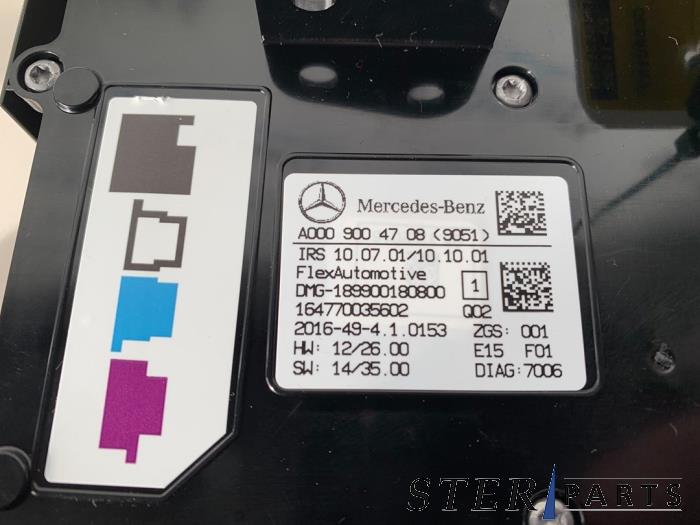 Interior lighting, front Mercedes CLA 1.5 CLA-180 CDI, 180 d 16V ...