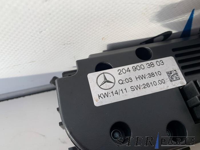 Heater control panel Mercedes C Estate 2.2 C-180 CDI 16V BlueEFFICIENCY ...