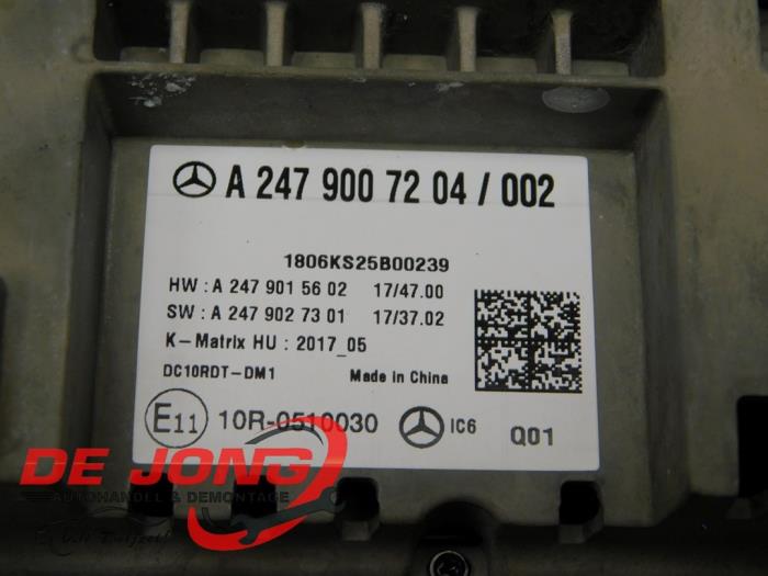 Display Multi Media control unit Mercedes A 1.3 A-200 Turbo 16V ...