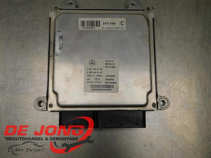 Engine management computer Mercedes C Estate 2.2 C-200 CDI 16V ...