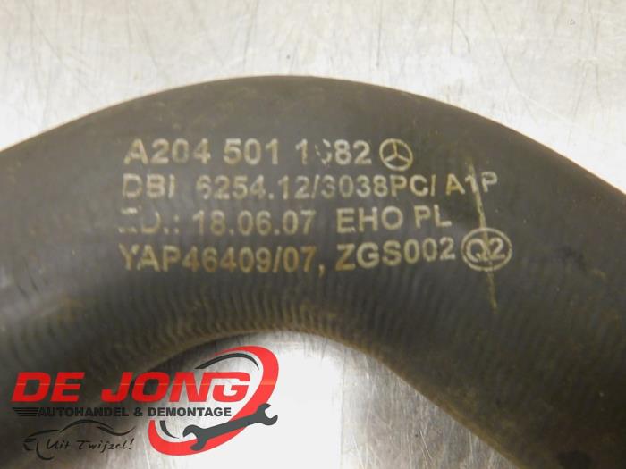 Radiator hose Mercedes C Estate 2.2 C-200 CDI 16V BlueEFFICIENCY ...