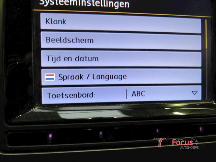 Radio CD player Volkswagen Golf VII 1.6 TDI 16V - 5G0919605 Vw Panasonic