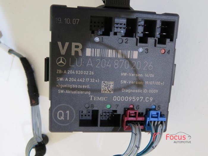 Module verrouillage central des portes Mercedes C 2.2 C-200 CDI 16V ...