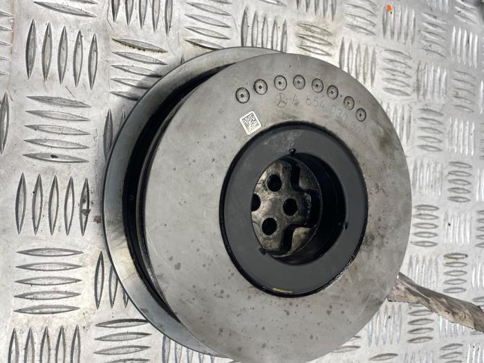 Crankshaft pulley Mercedes E E-220d 2.0 Turbo 16V - A6540300003 654920