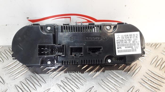 Heater control panel Mercedes A 1.5 A-180 CDI, A-180d 16V - A2469002208